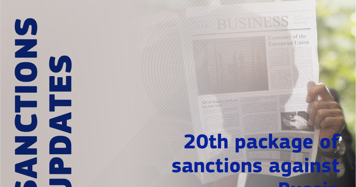20th package of sanctions against Russia - EU Sanctions Helpdesk